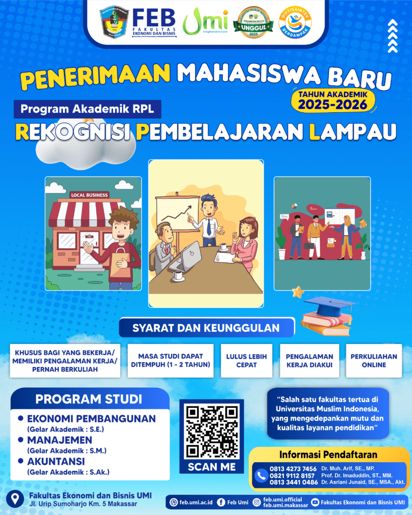 Rekognisi Pembelajaran Lampau (RPL) - Fakultas Ekonomi dan Bisnis